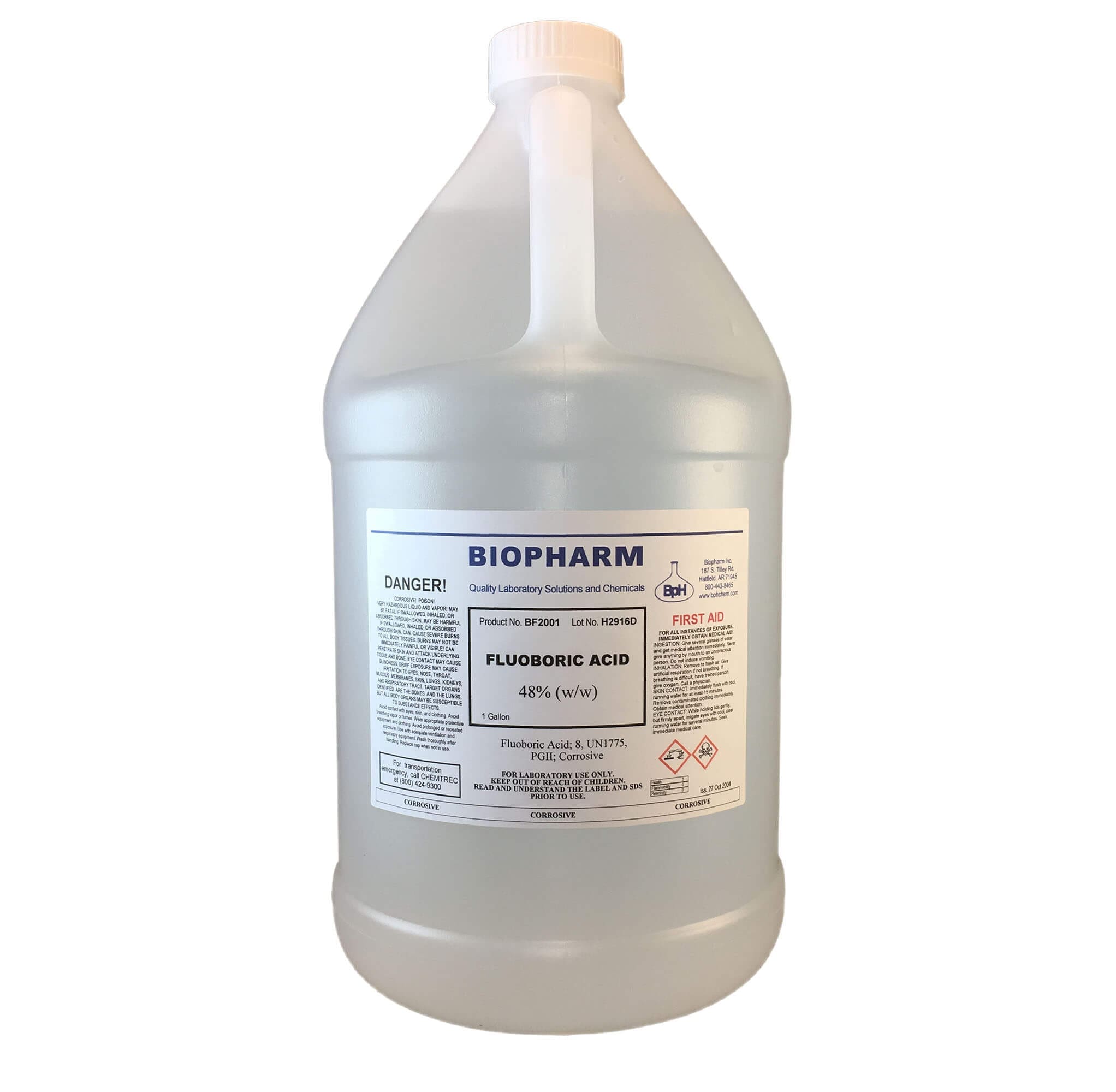 Fluoboric Acid, 48% (w/w); Technical