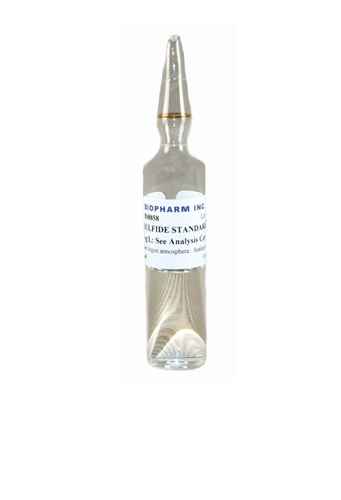 Sulfide Standard 1000 ppm (1000 mg/L) Sulfide; 12-mL ampoule