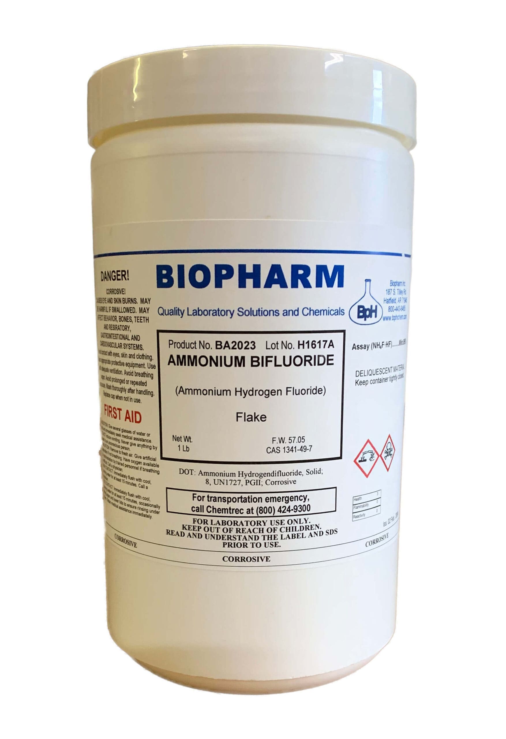 Ammonium Bifluoride, Flakes; Technical