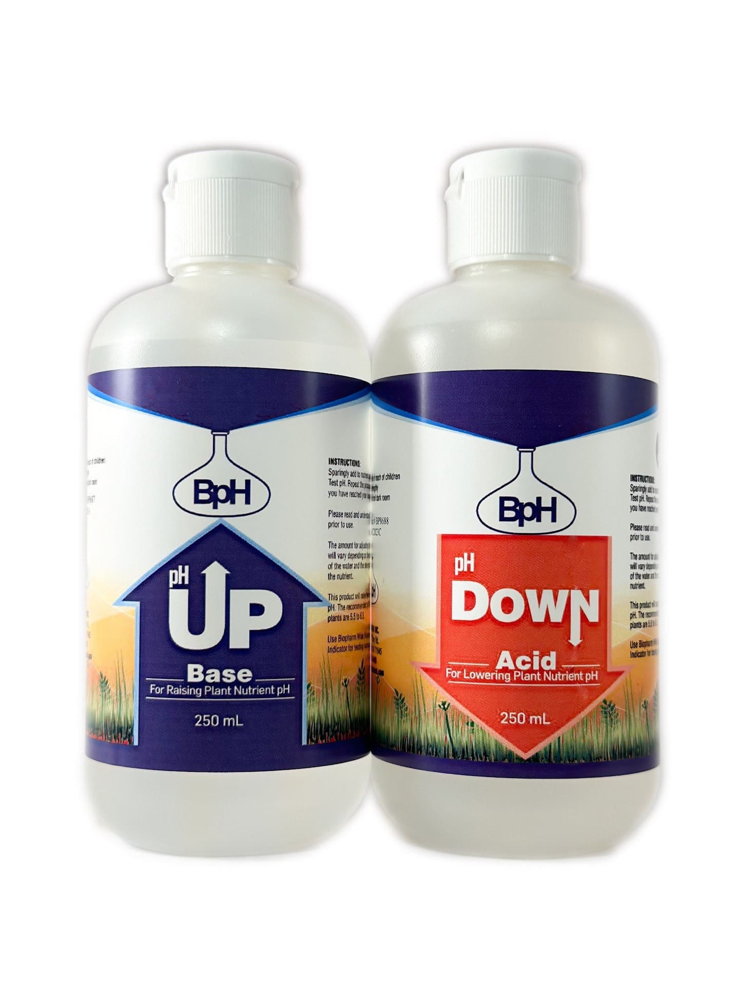 pH Up & Down for Hydroponics; 250 mL each