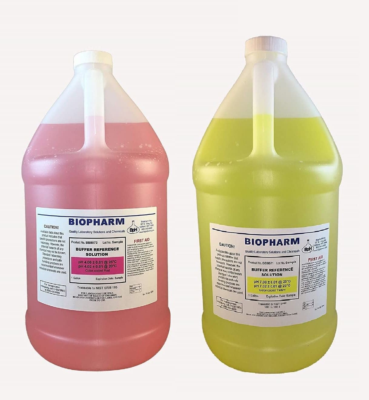 PH Buffer Calibration Biopharm Solution 2-Pack - 4.0 & 7.0 For Accurate ...